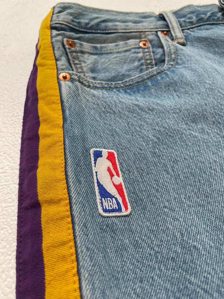 Levi's x Los Angeles Lakers Striped Just Don Denim Jeans Sz. 34 ...