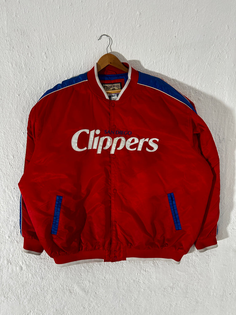 San Diego Clippers Satin Jacket Sz XXL – Throwbacksnw.com