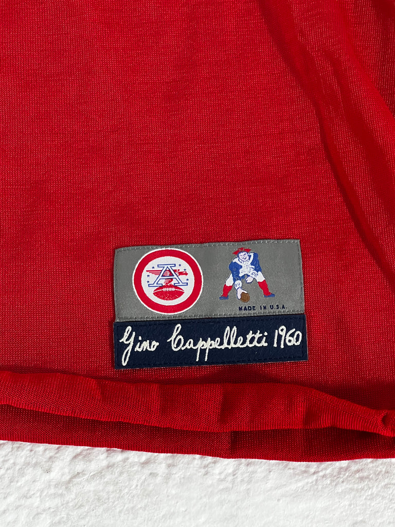 Gino Cappelletti New England Patriots Ebbets Field Retro NFL Jersey ...