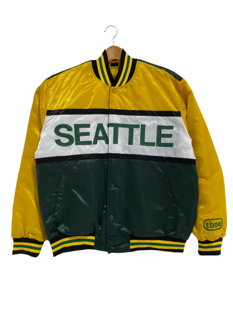Seattle Storm Custom TBNW Satin Bomber Jacket – Throwbacksnw.com