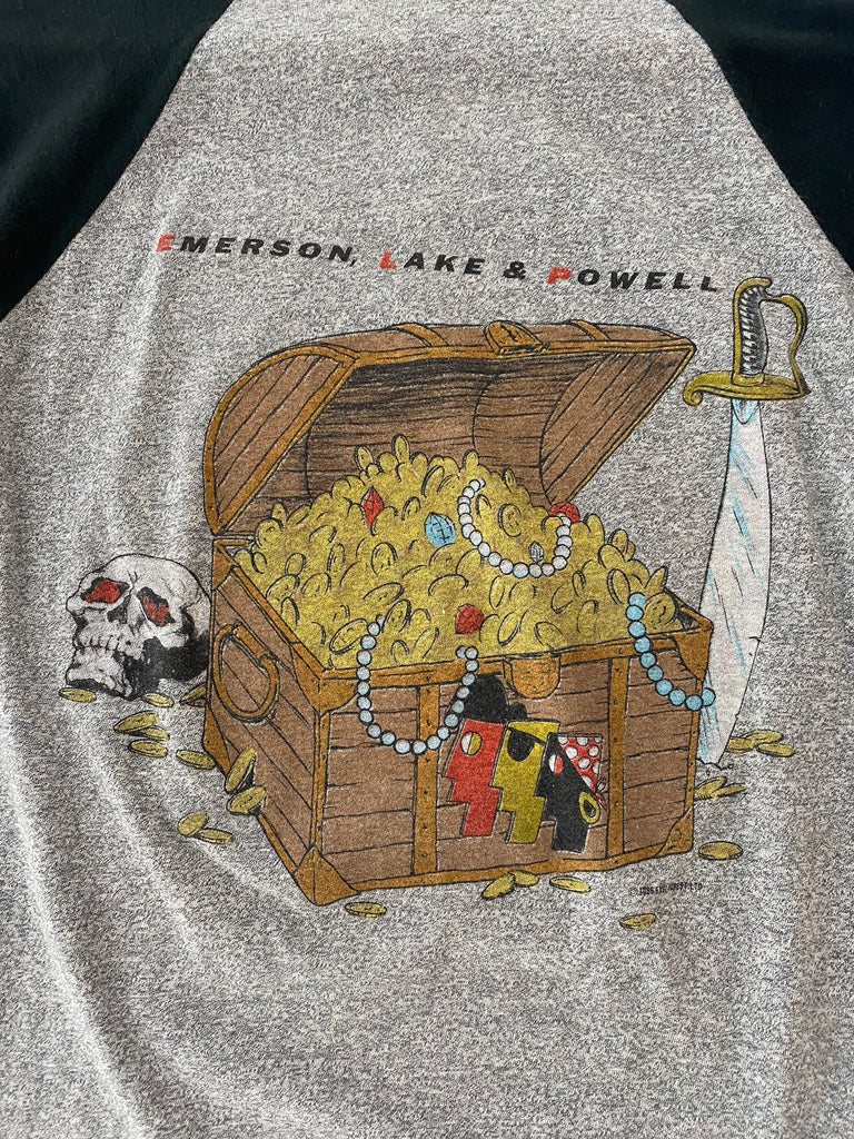 Vintage Emerson, Lake & Powell "1986 North American Tour" Raglan Shirt ...